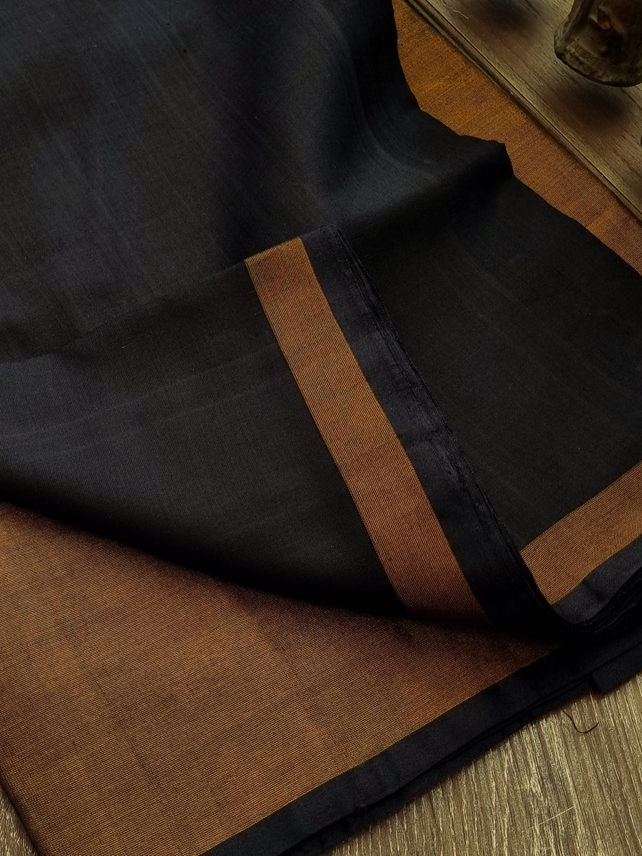 Handloom Pure Soft Silk Half Tissue Saree – VALAMPURI