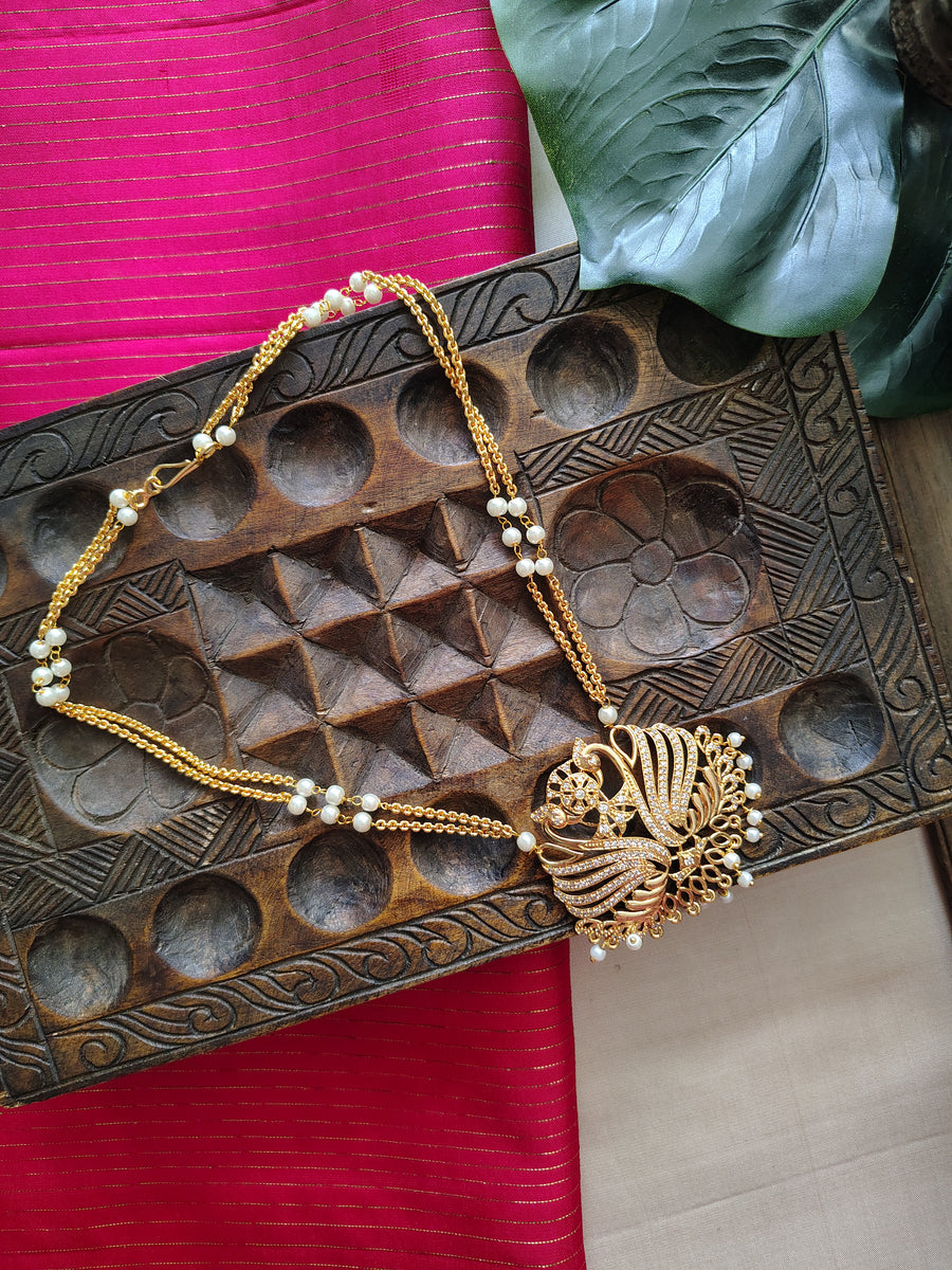 Impon Necklace Chain with Annam Pathakkam – VALAMPURI